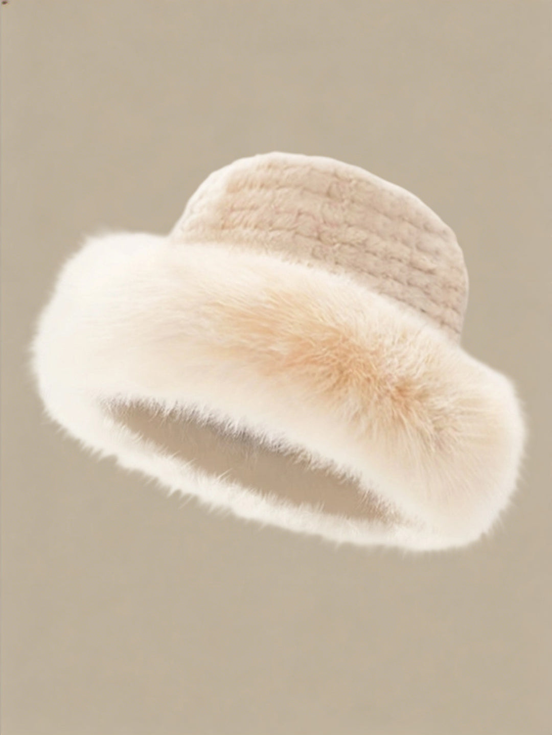 Autumn And Winter Furry Plush Cap Outdoor Furry Fashion Cap Fleece-lin ...